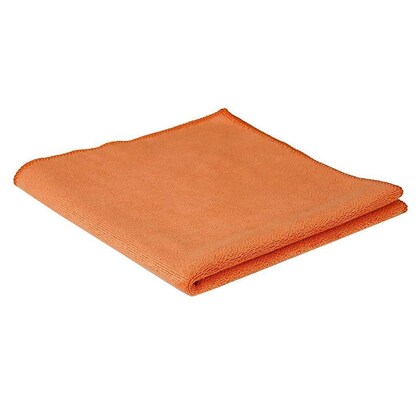 12"x12" MICROFIBER CLOTH ORANGE, EACH - Tri-County Cleaning Supply